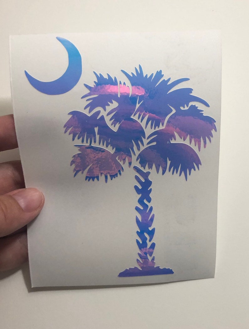 Holographic SC Decal SC Vinyl Decal for Car SC Vinyl Decal - Etsy