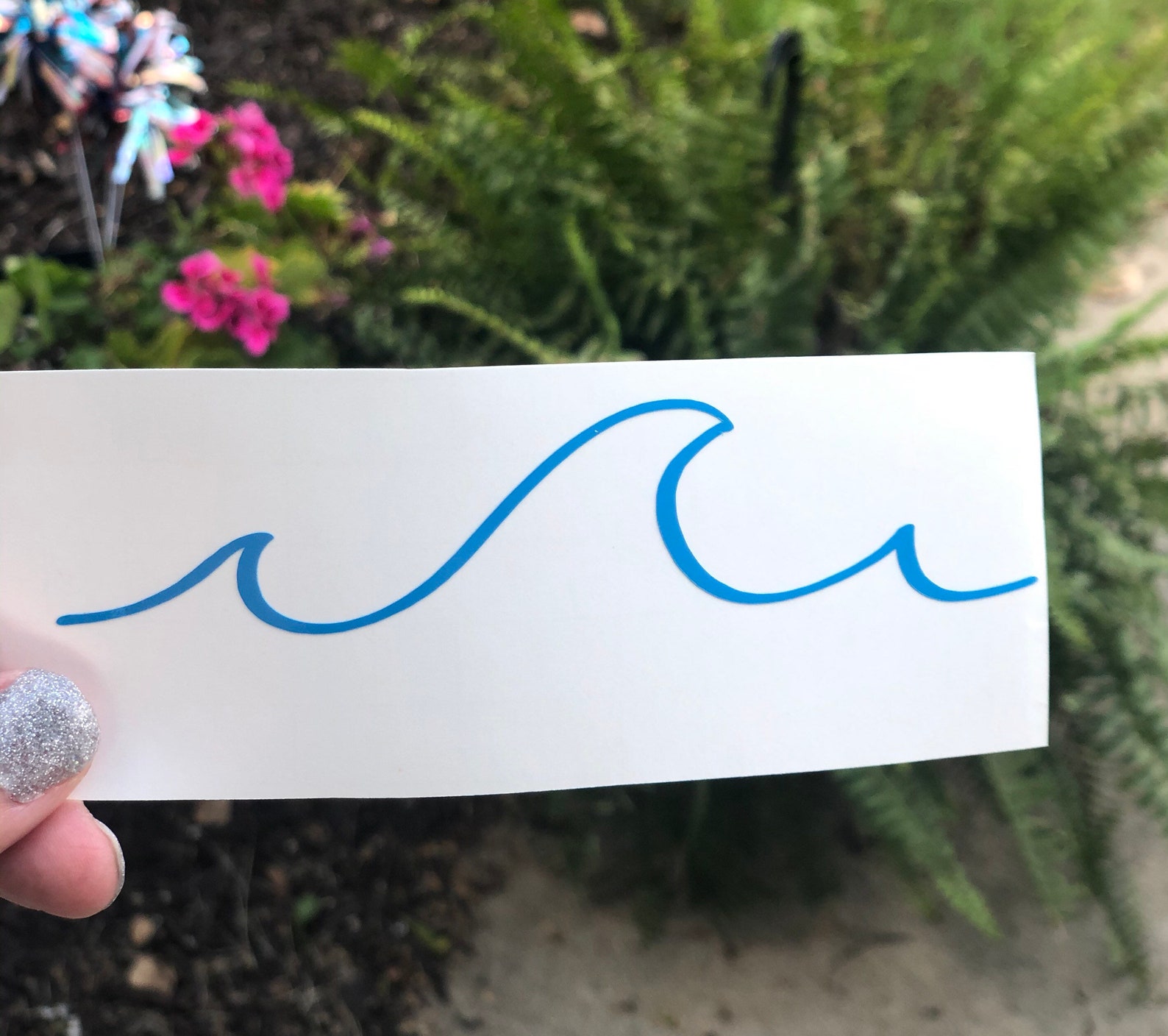 Ocean Wave Vinyl Decal Beach Decal Wave Sticker Wave Decal - Etsy