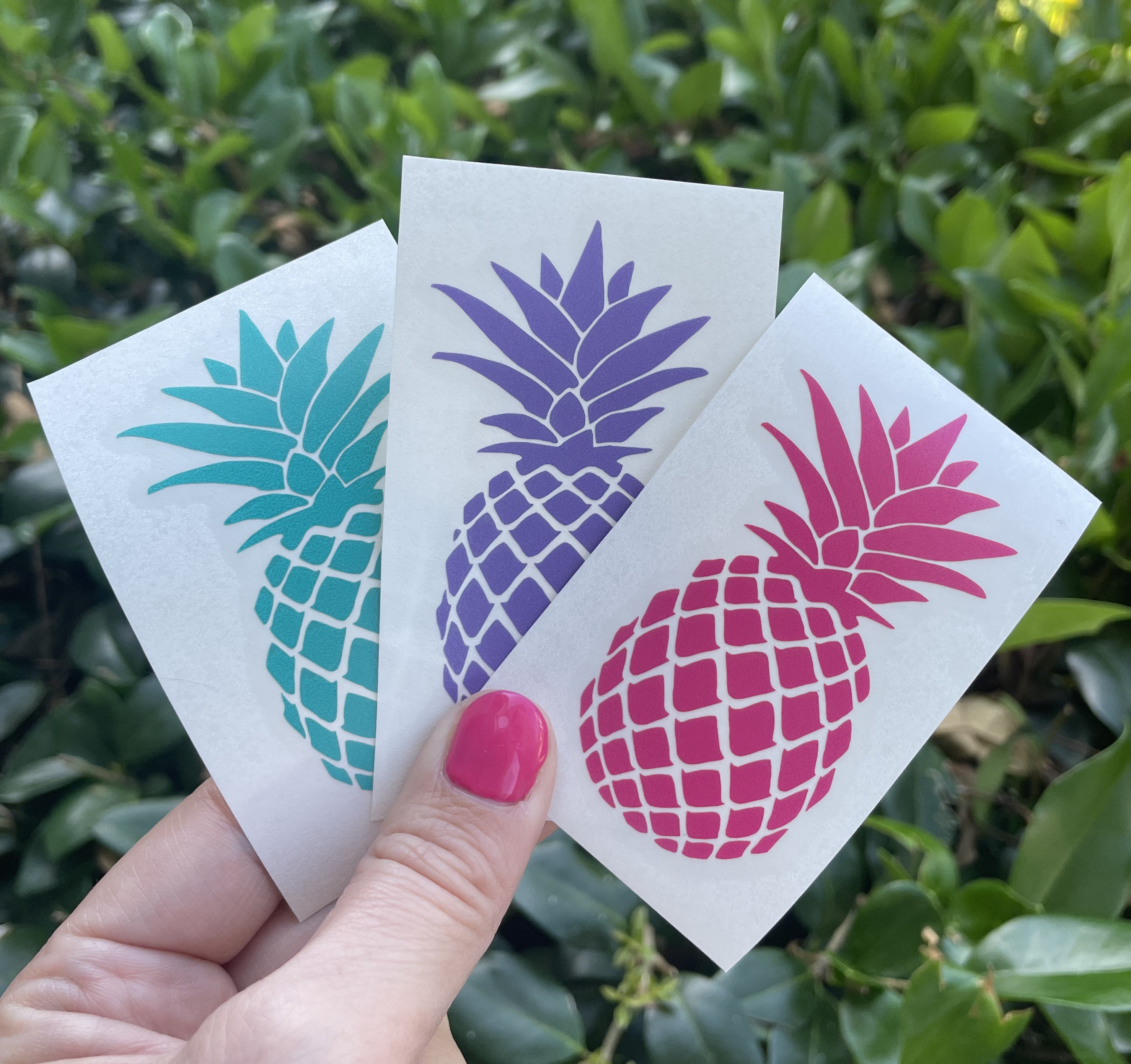 Pineapple Decal, Car Decal, Custdom Pineapple Decal, Summer Decal - Etsy