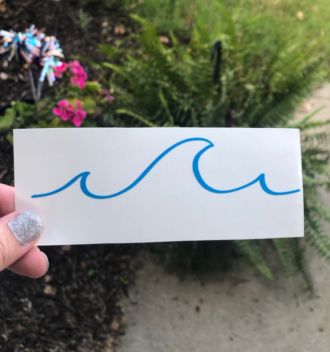 Ocean Wave Vinyl Decal, Beach Decal, Wave Sticker, Wave Decal for Car ...