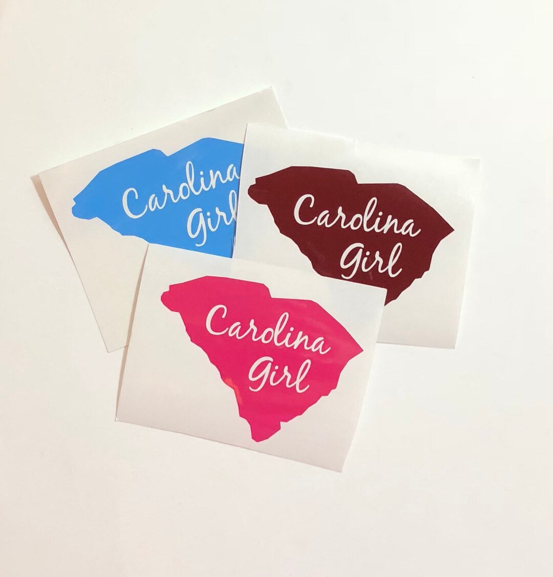 Carolina Girl Vinyl Decal, Sc Vinyl Decal, Sc Car Decal, Sc Laptop ...