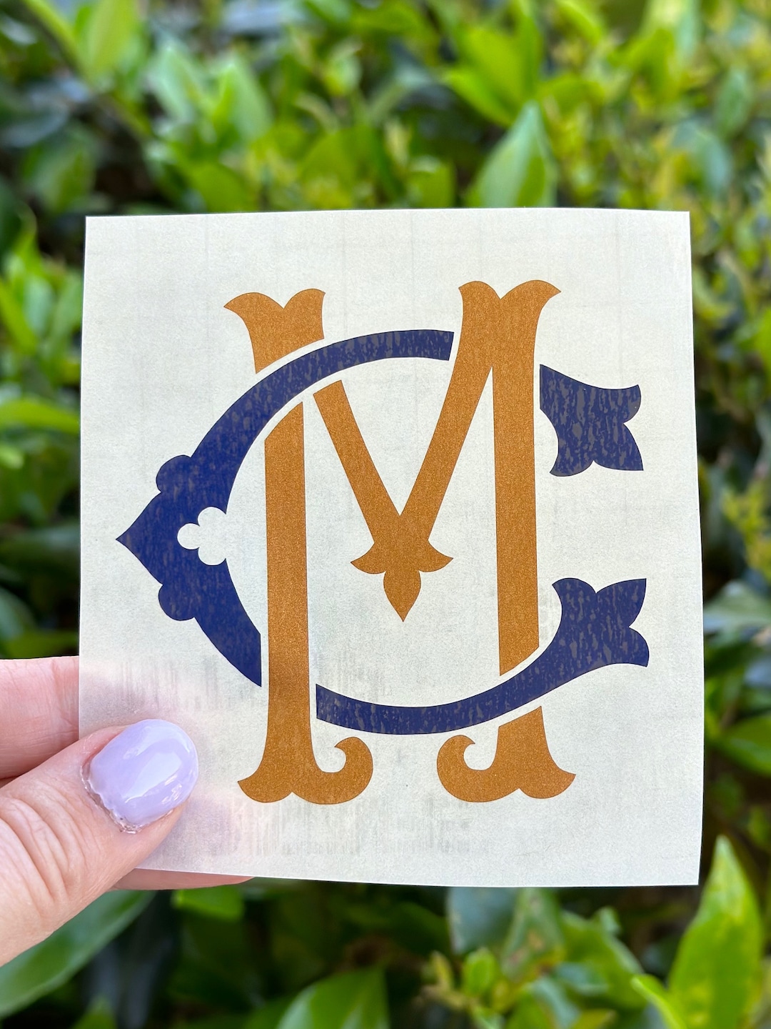 2 Letter Monogram Vinyl Decal, 2 Letter Monogram Sticker, Initials ...