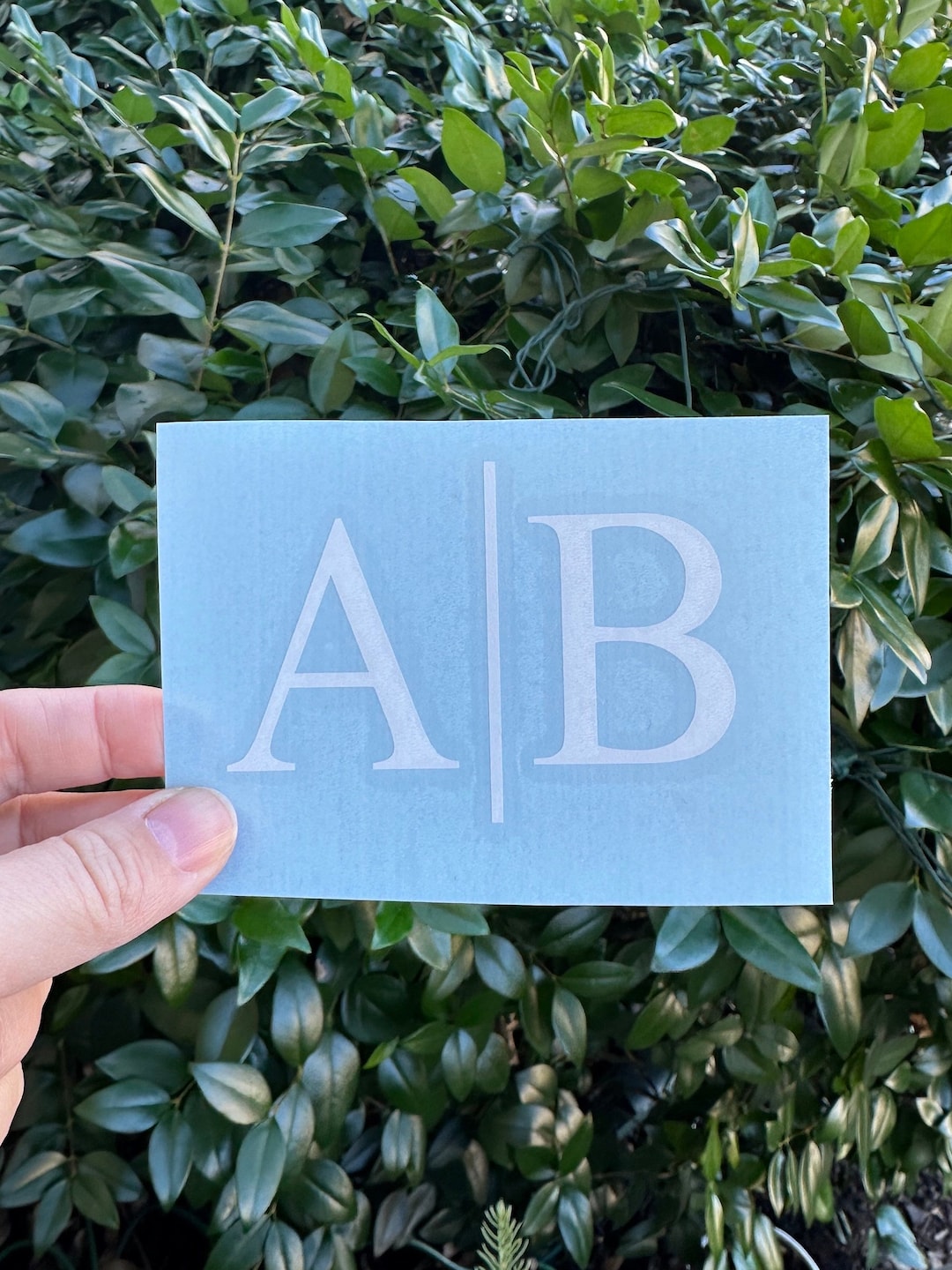 Mens Monogram Decal, Monogram Vinyl Decal, Groomsmen Gift, Wedding ...