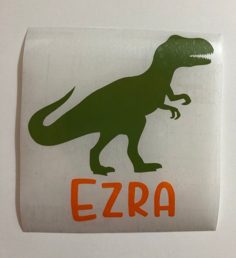 Dino Dinosaur Dino Decal Boys Decal Kids Decal Name | Etsy