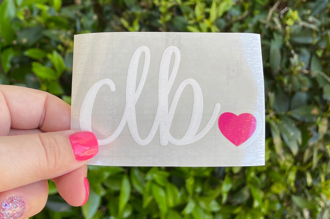Monogram Car Decal, Monogram Laptop Decal, Monogram Sticker ...
