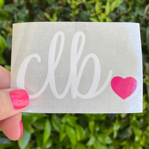 Initials Decal - Etsy