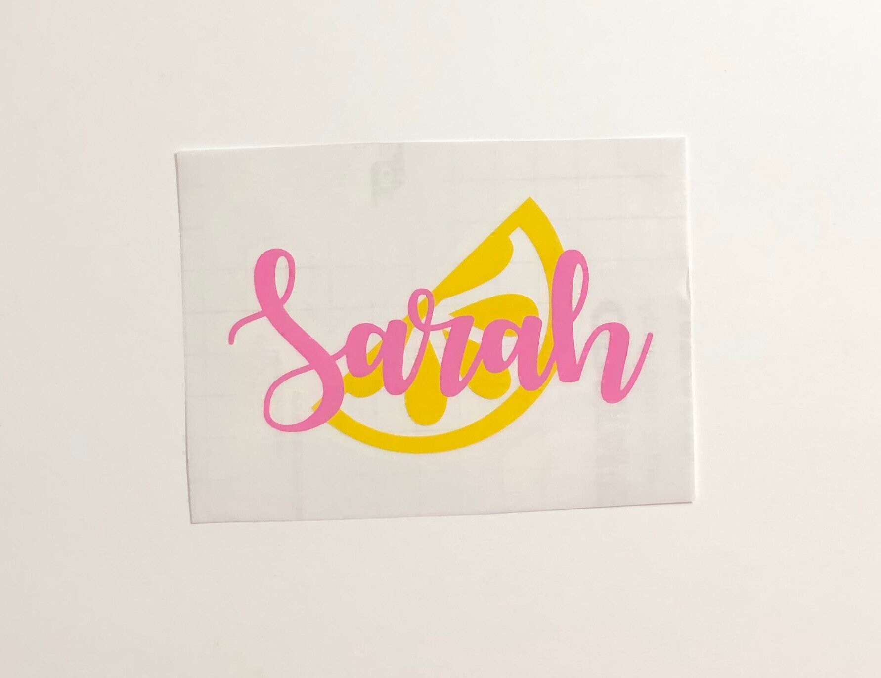 Personalized Lemon Vinyl Decal With Name, Lemon Decal, Tumbler Decal ...