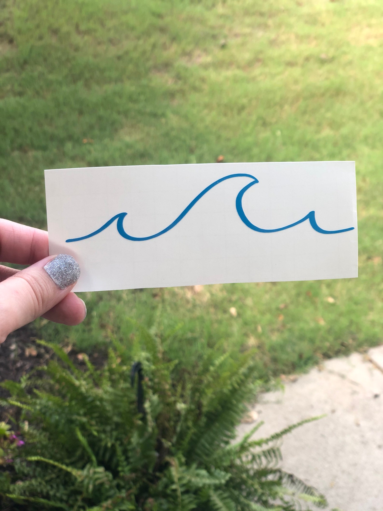 Ocean Wave Vinyl Decal Beach Decal Wave Sticker Wave Decal - Etsy