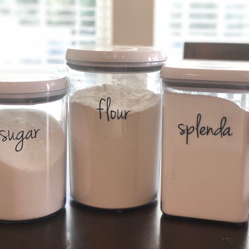 Kitchen Canister Labels - Etsy