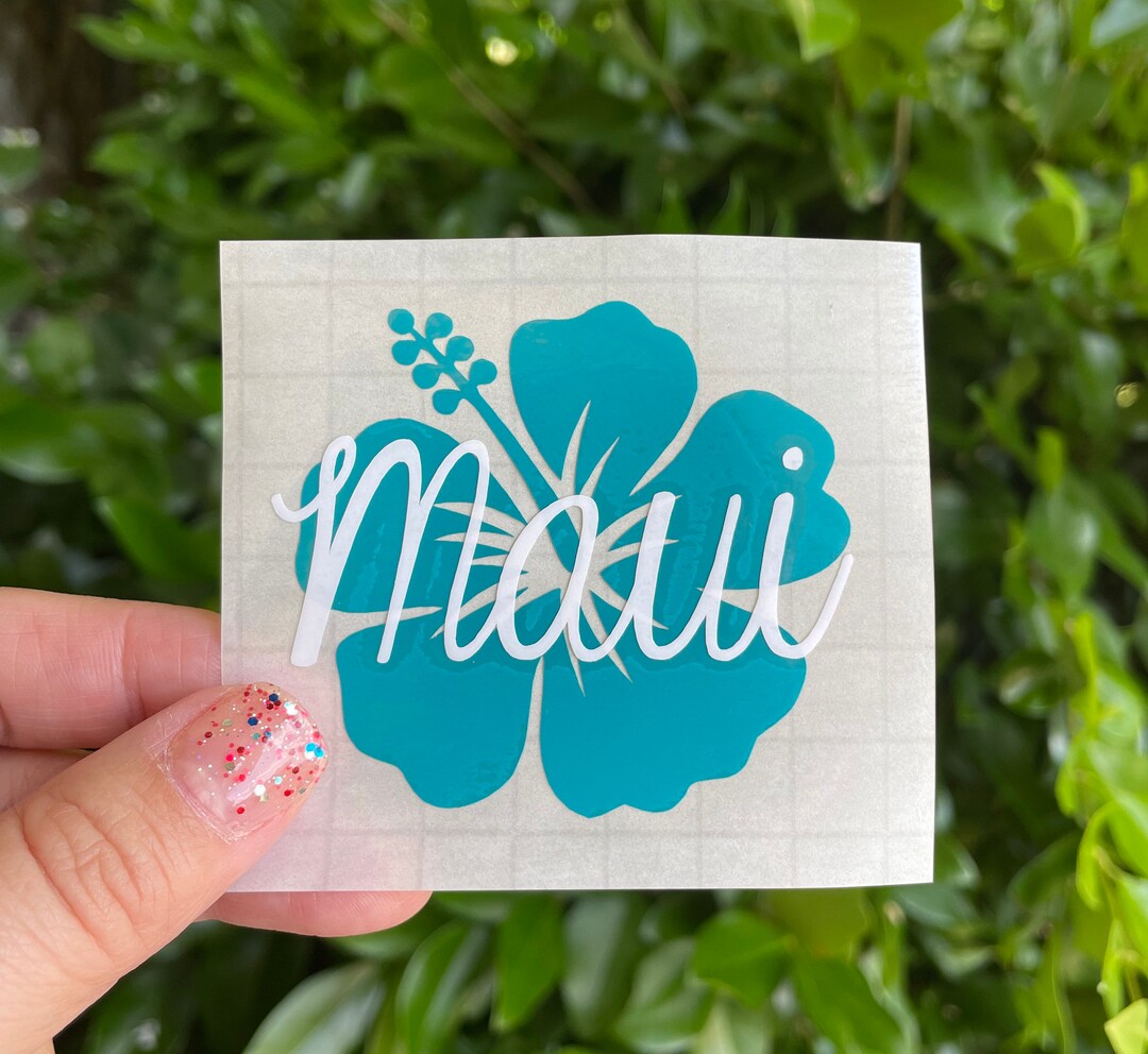 Flower Decal for Car, Flower Decal With Name, Flower Decal, Floral ...