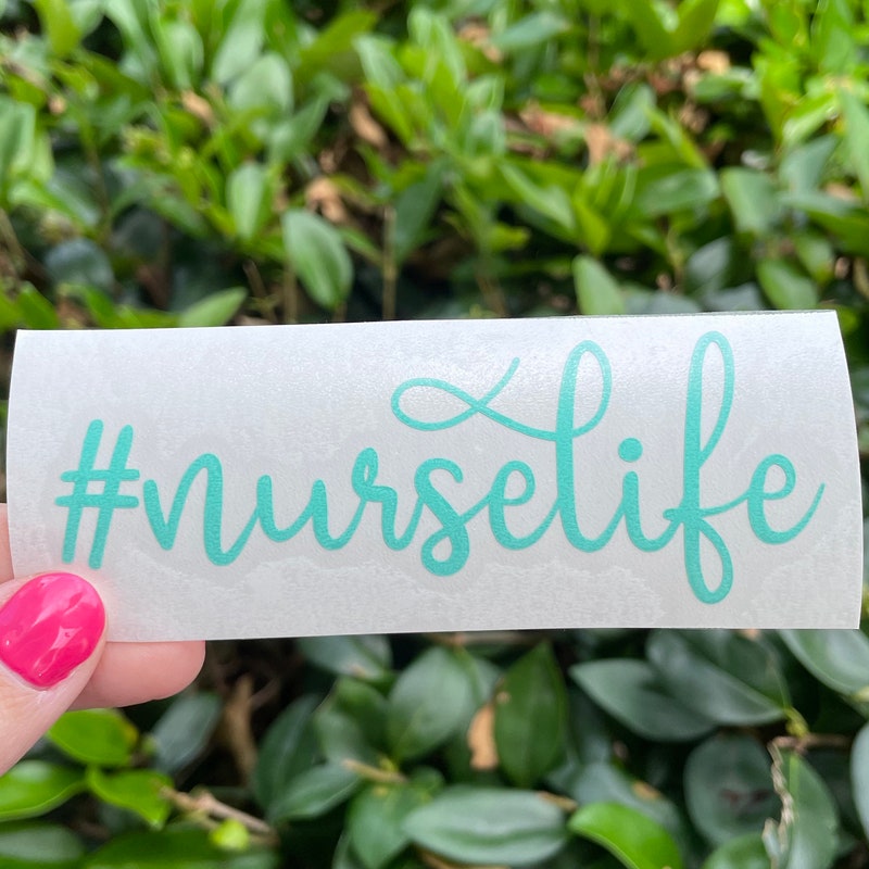 Nurse Vinyl Decal - Etsy