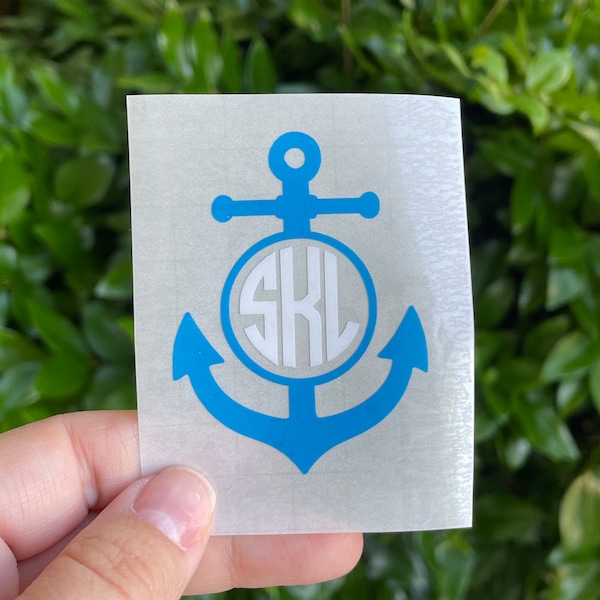 Monogrammed Anchor - Etsy