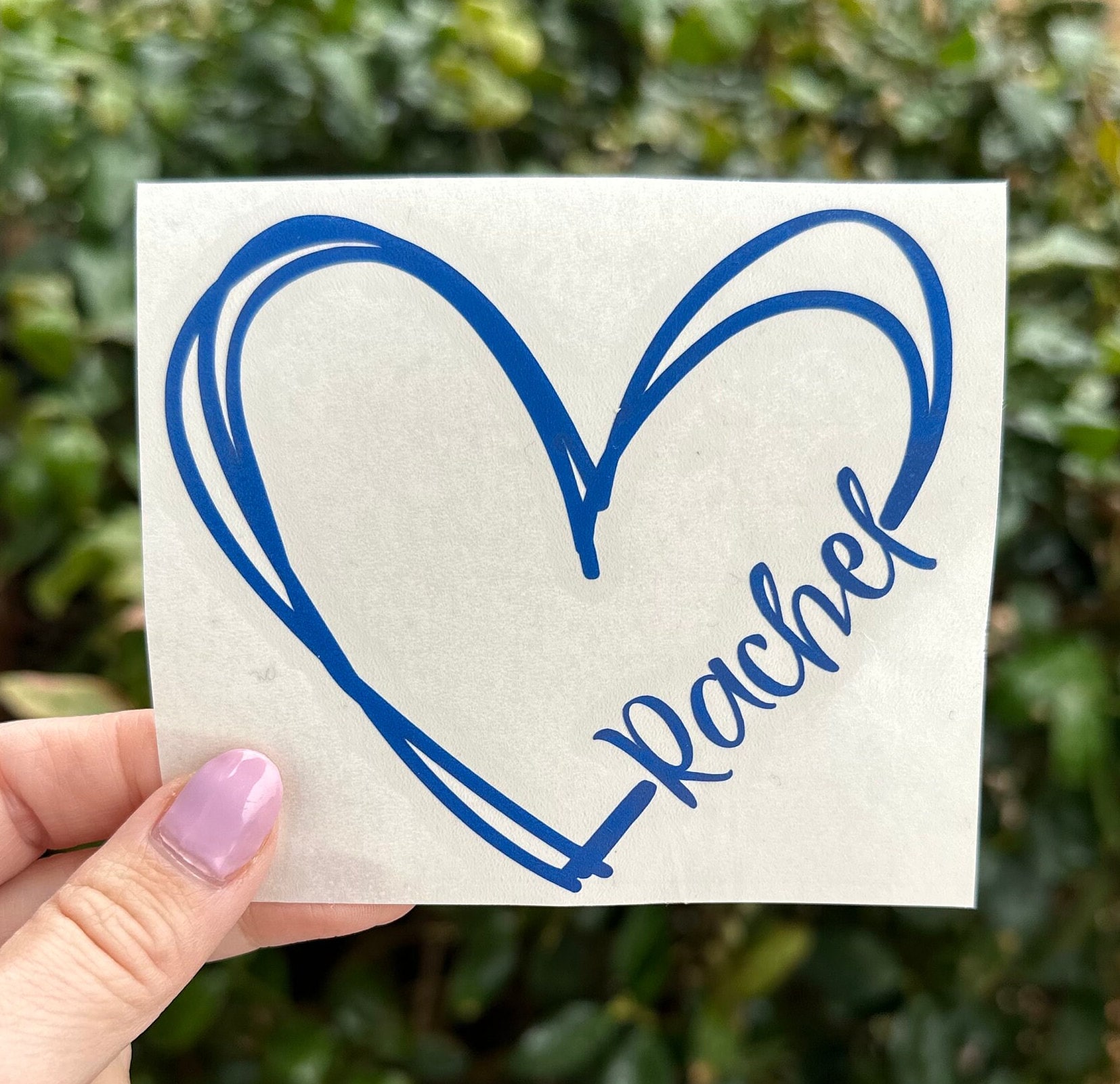 Rachel Name Heart