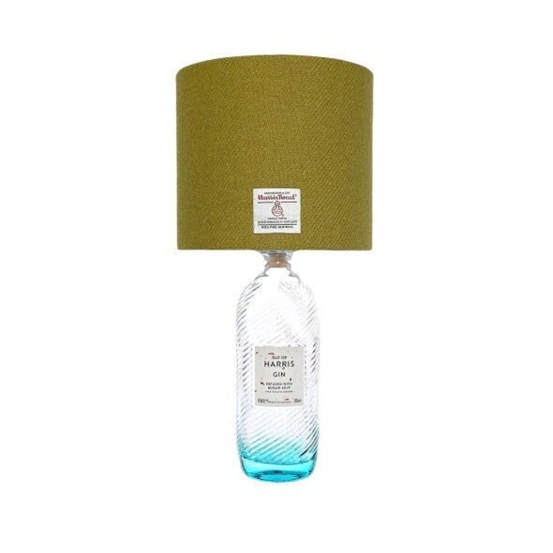 Acid Green Harris Tweed Gin Bottle Lamp 20cm 25cm 30cm - Etsy
