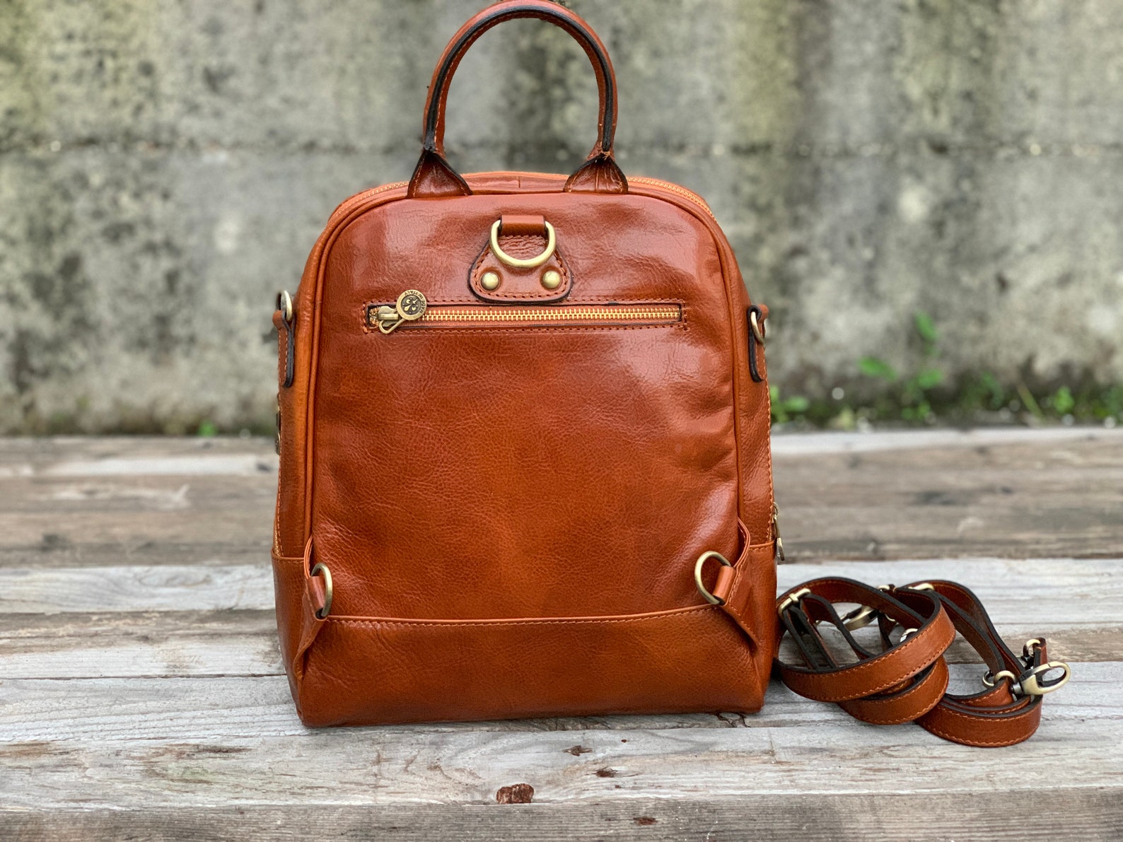 Leather Backpack, Handmade Backpack, Leather Bag, Leather Rucksack ...