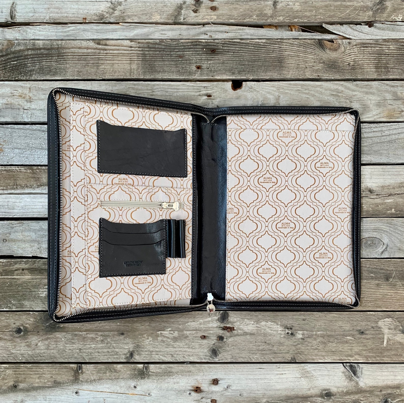 Leather Organizer Leather Document Folder Leather Portfolio | Etsy