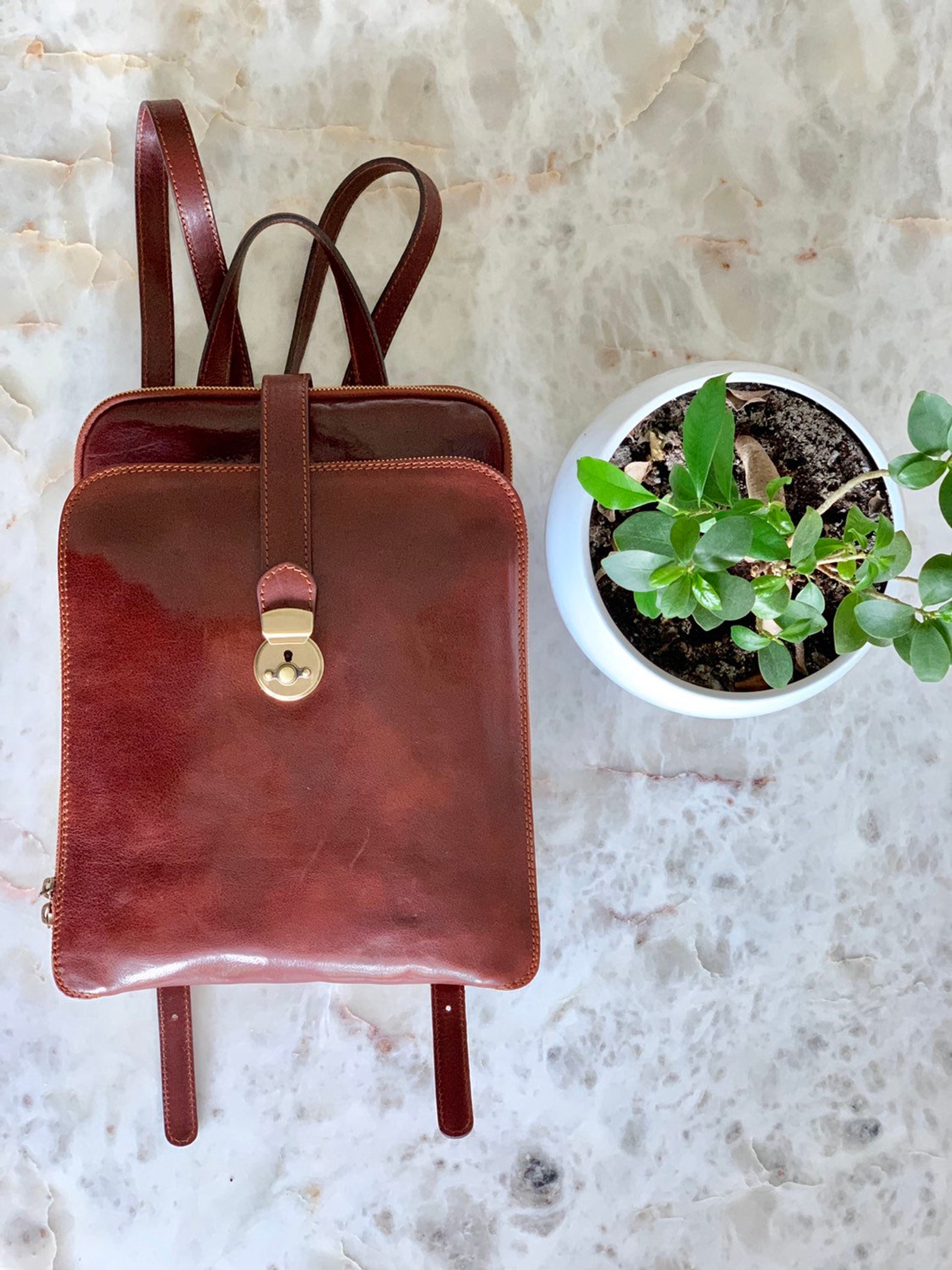 Leather Backpack Handmade Backpack Leather Bag Leather | Etsy