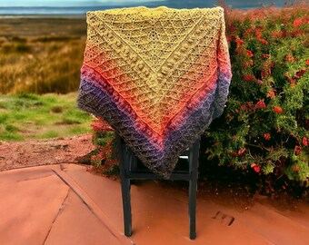 Blazing Phoenix Shawl - Etsy
