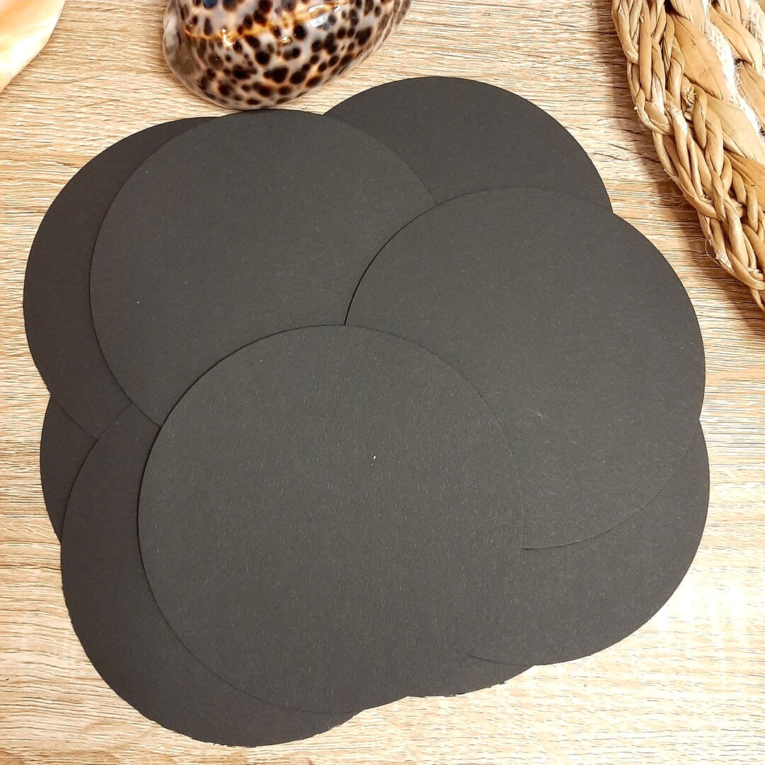 Zentangle 10 Circles Black Paper Zentangle Drawing Material ...
