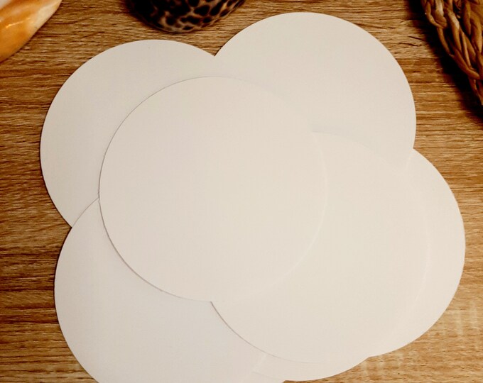 Zentangle 10 Blank Paper Circles Zentangle Drawing Material ...