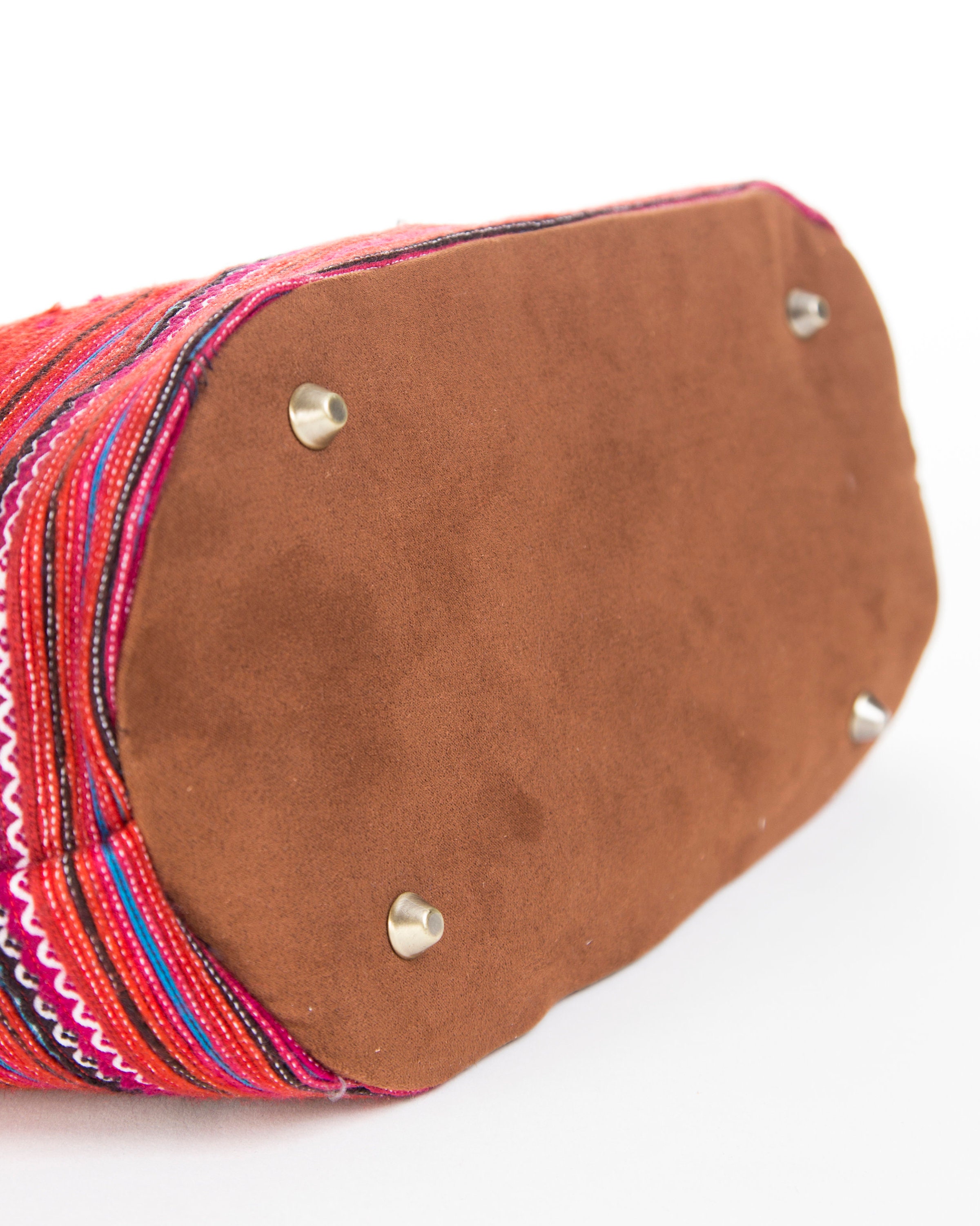 Tote Bag Ruby Red - Boho Chic Handbag, Embroidered Bag, Colorful Boho ...