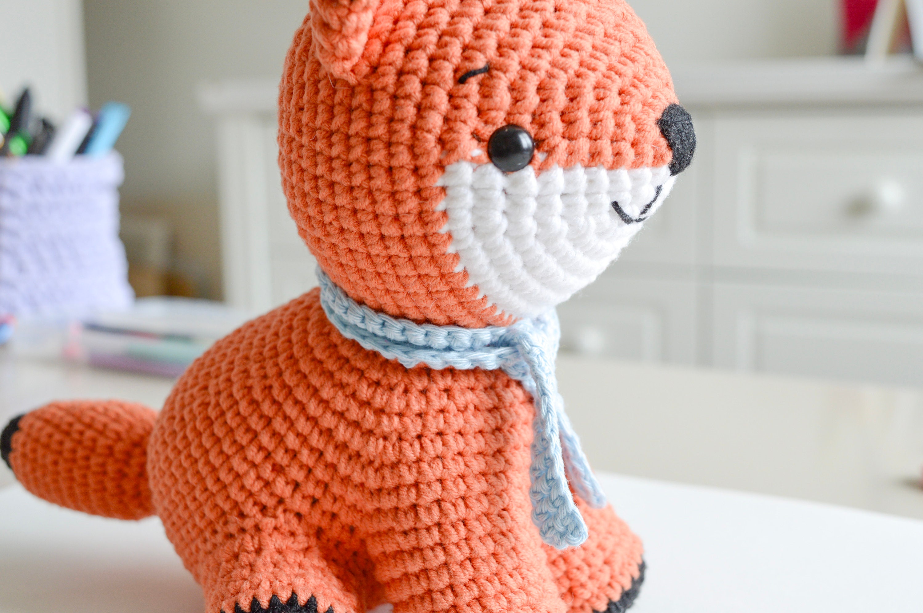 Cora, the Little Fox Crochet Pattern amigurumi Tutorial PDF File Cute ...