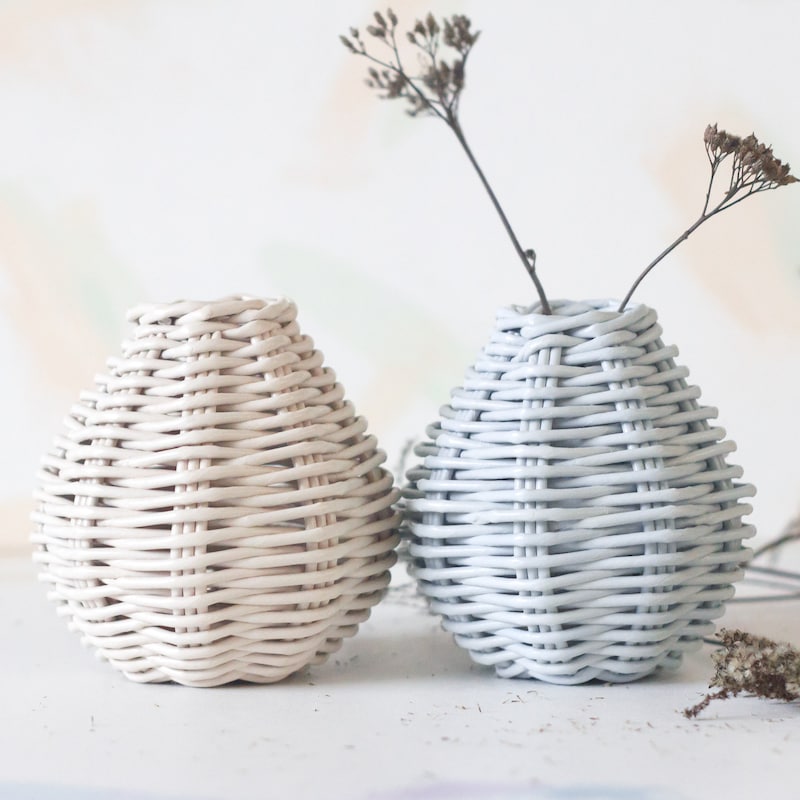Wicker Vase - Etsy