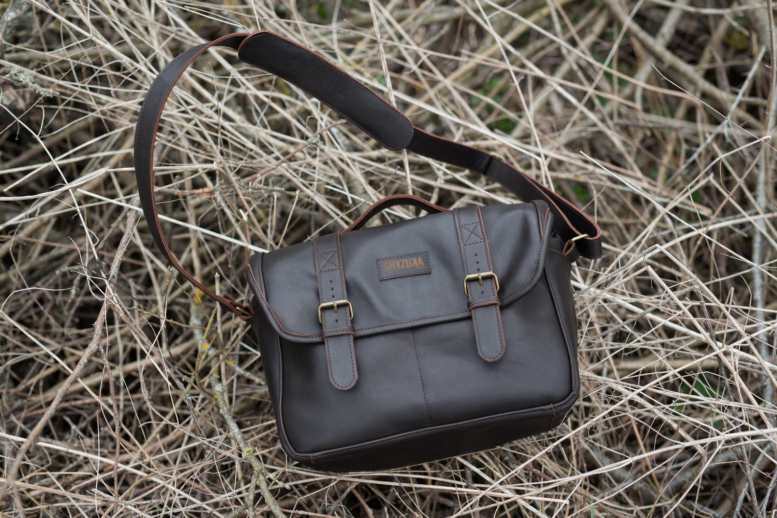 Leather Camera Case Bag in Brown Leather Camera Bag Camera | Etsy