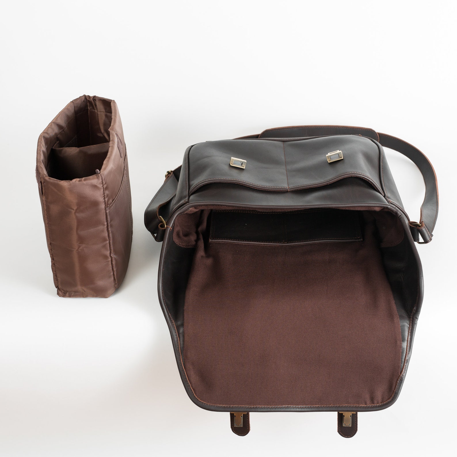 Leather Camera Case Bag in Brown Leather Camera Bag Camera | Etsy