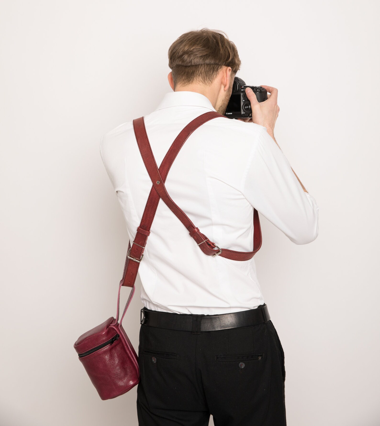 Lens Case Lens Pouch Leather Lens Pouch Tube for - Etsy