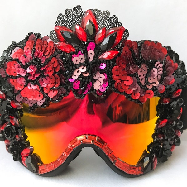 Red Goggles - Etsy