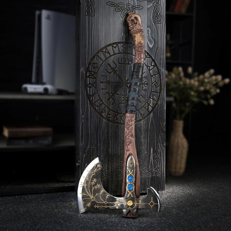Leviathan Axe Kratos Handcrafted by Ancientsmithy - Etsy