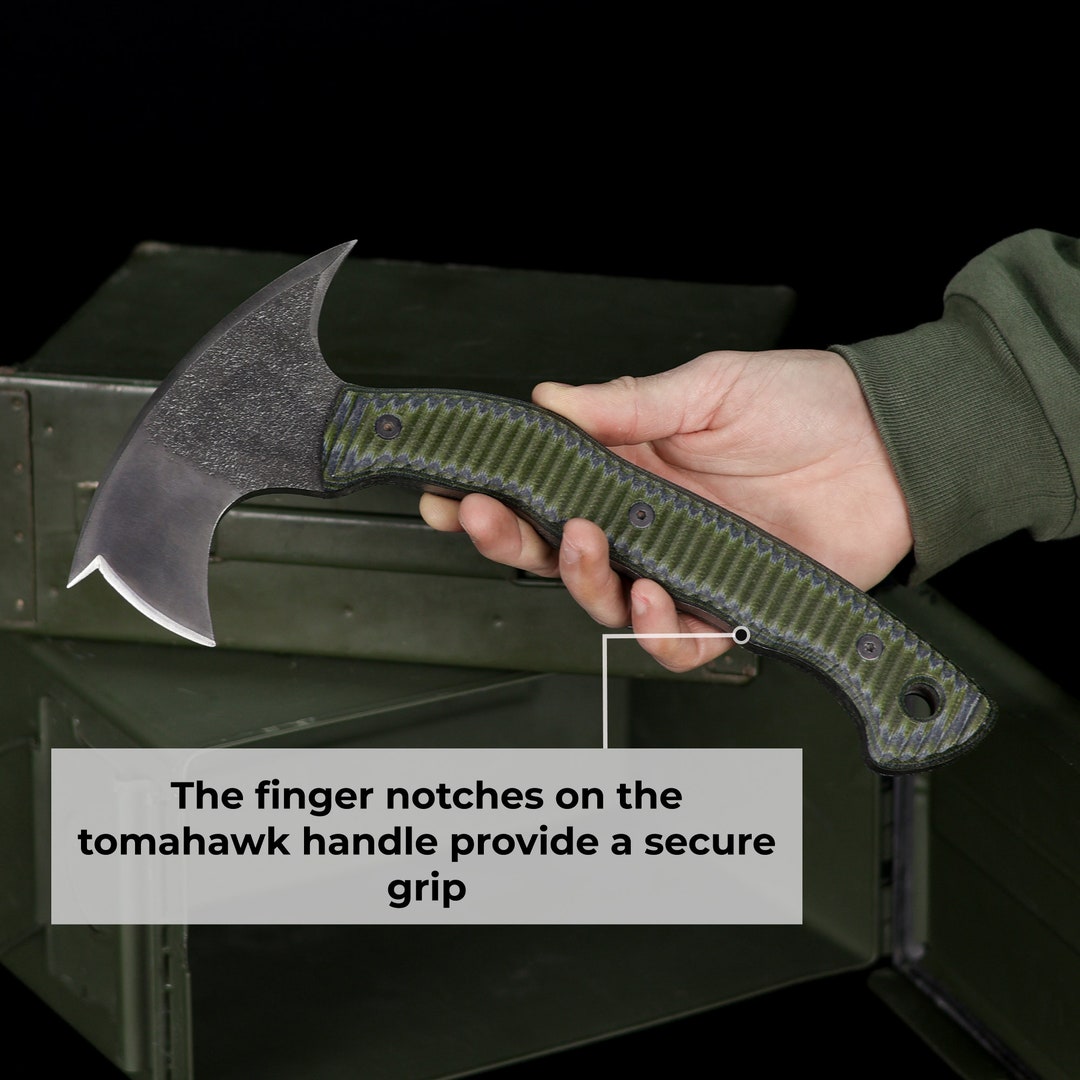 Tactical Tomahawk Battle Axe Combat Tomahawk With Micarta Handle Hand ...