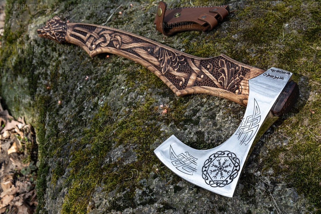 Custom Hatchet Axe Viking Axe Handmade Engraved Axe Viking - Etsy