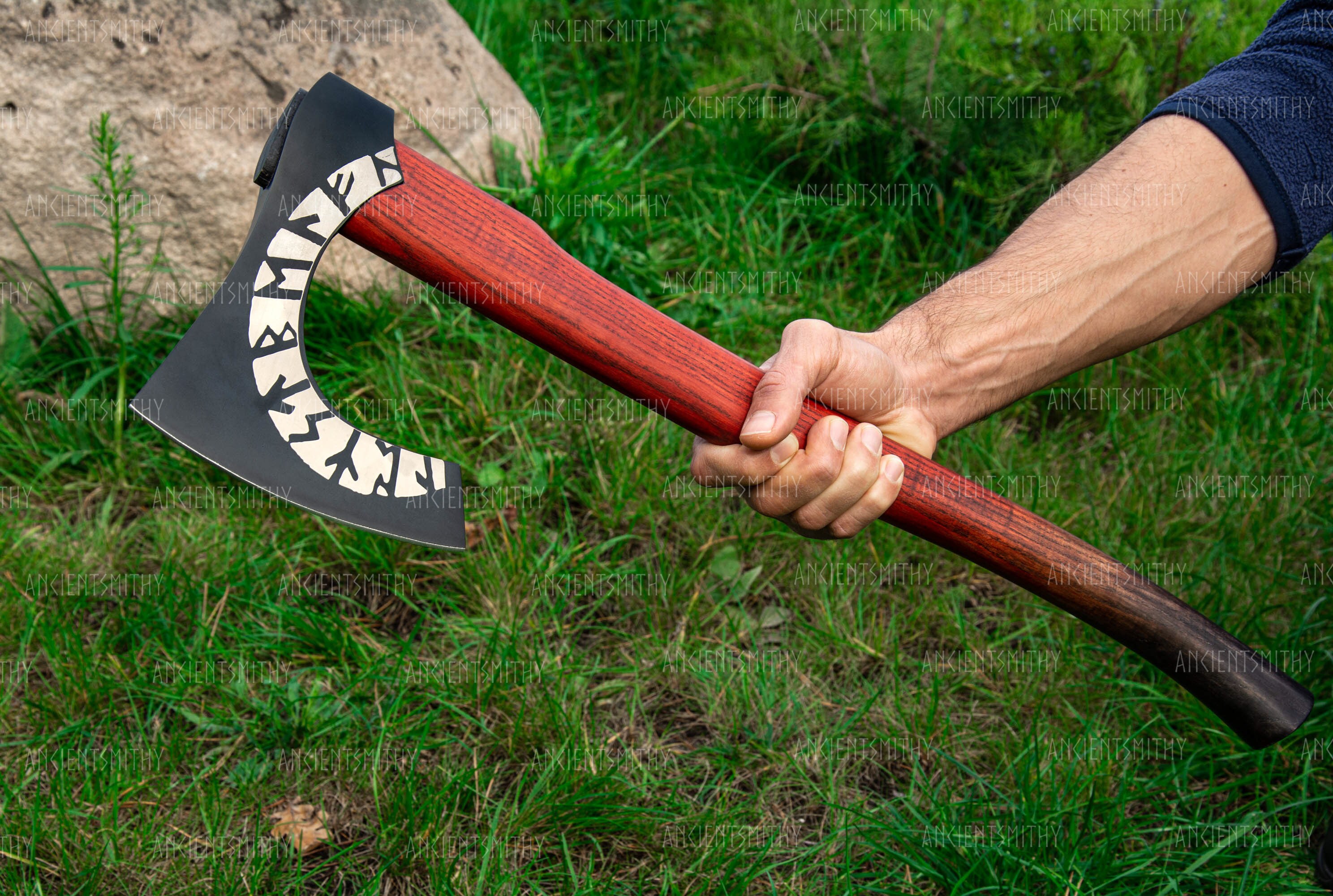 Hachas y hachas vikingas Hacha nórdica hacha de corte de - Etsy México