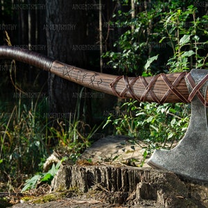 Dane Axe Viking Two Hand Axe Forged Viking Long Battle Axe - Etsy Canada