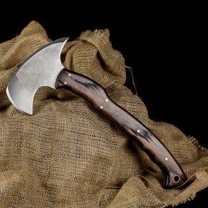 Tomahawk Full Tang Axe, Handmade Hatchet With Leather Case, Functional ...