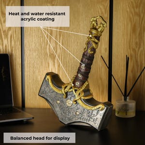 Mjolnir Metal Hammer 26.45lb Thor Hammer With Glow-in-the-dark Runes - Etsy