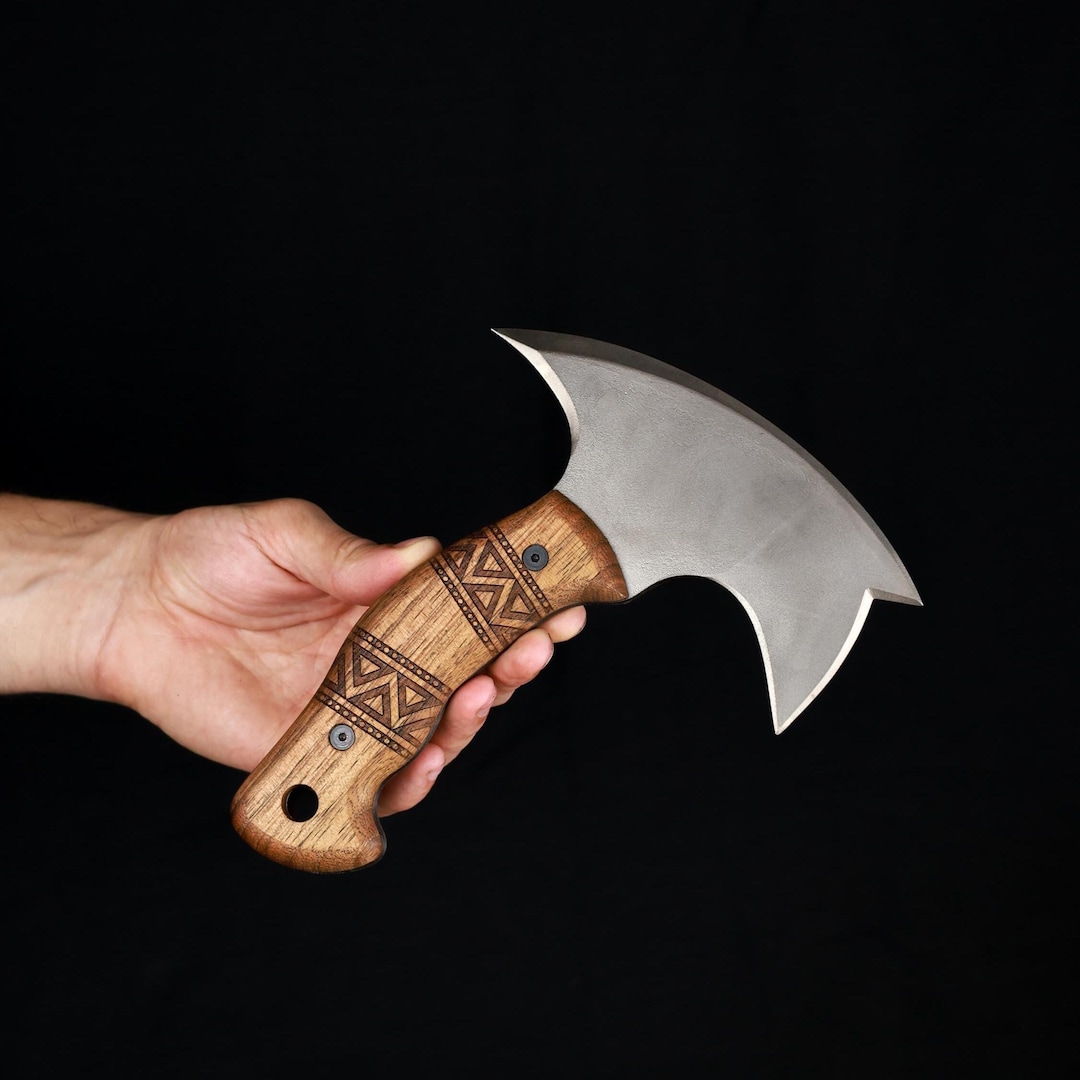 Small Tomahawk Bushcraft Axe With Sheath: Compact Hachet for Camping - Etsy