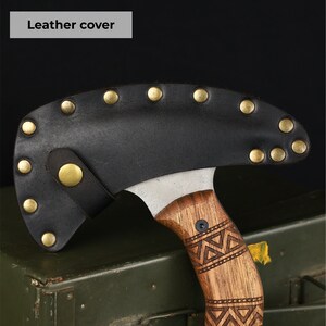 Forged Tomahawk Small Axe Survival Tool, Bushcraft Axe Tactical Mini ...