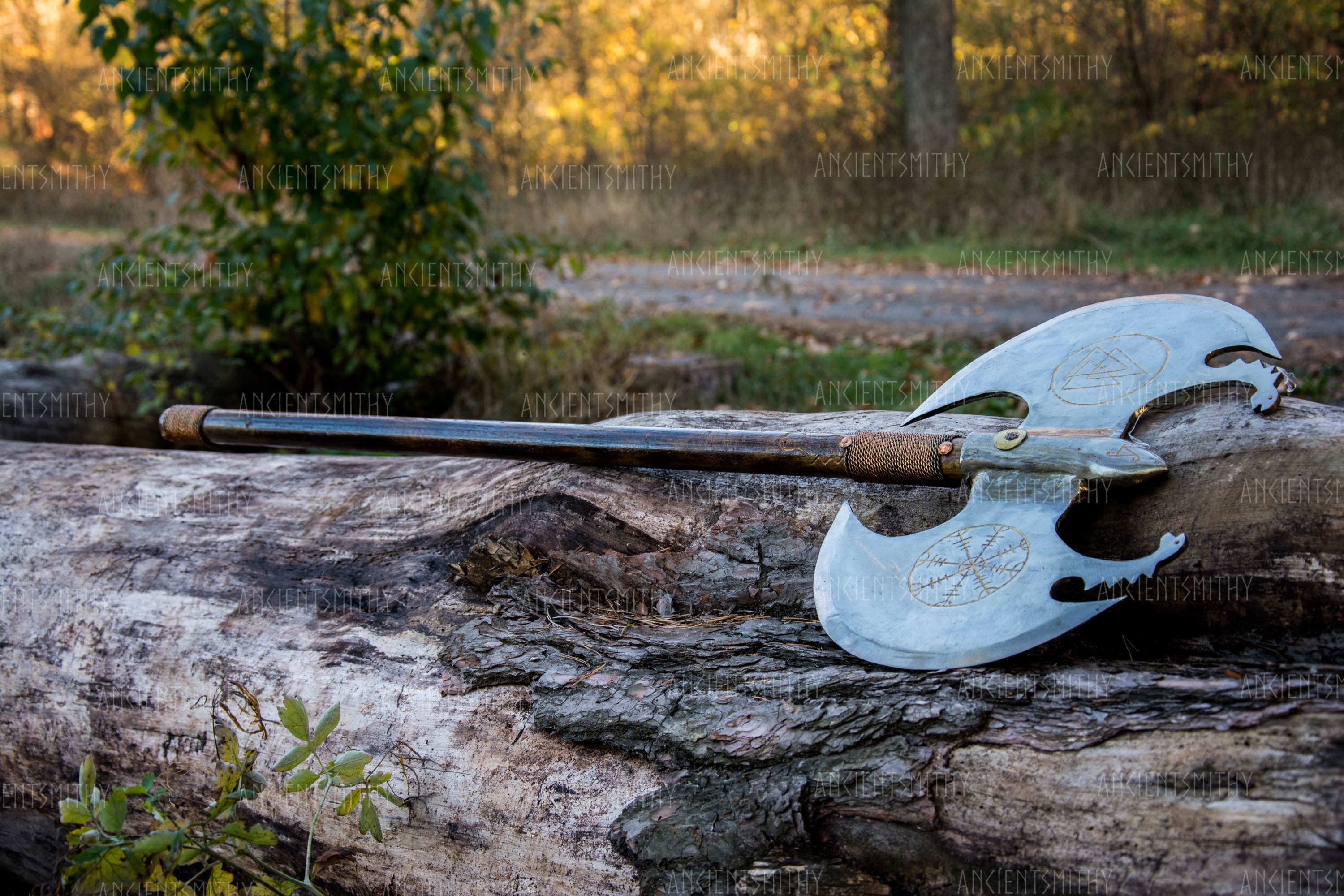 Axes Cutting & Carving Larp hand axe Double sided axe Fantasy axe Hand ...