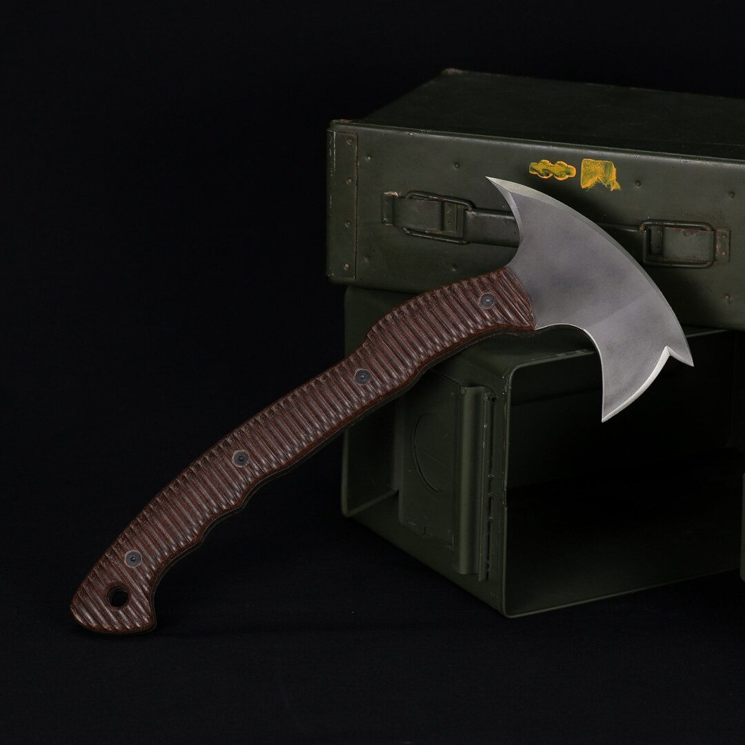 Tactical Tomahawk Combat Battle Axe Hatchet Full Tang Tomahawk Forged ...