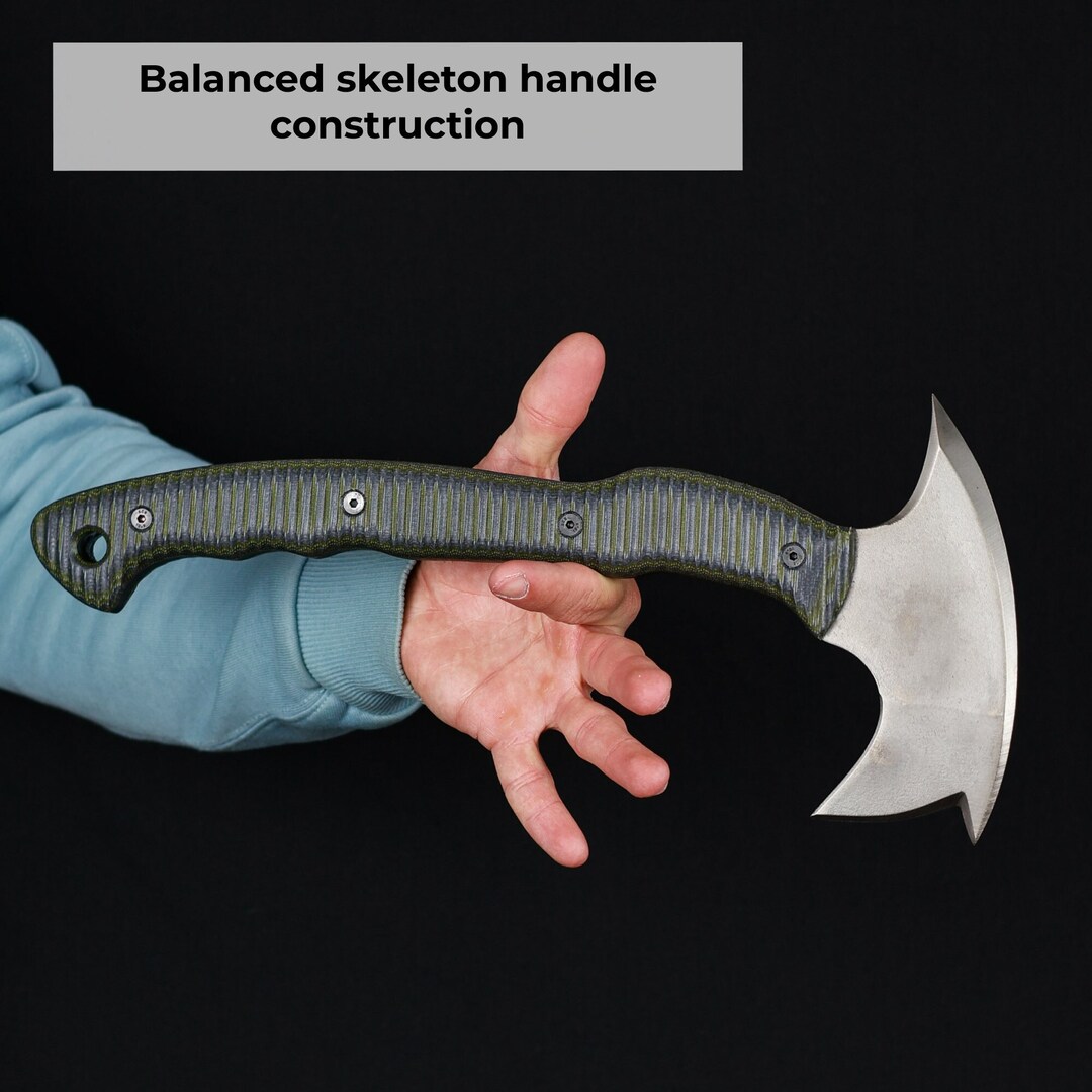 Tomahawk Throwing Axe Tactical Hatchet Combat Tomahawk Forged Full Tang ...