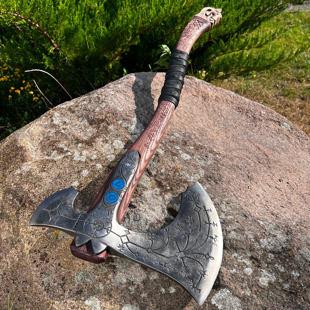 Leviathan Kratos Sharp Axe Functional Version With Hardened Blade ...
