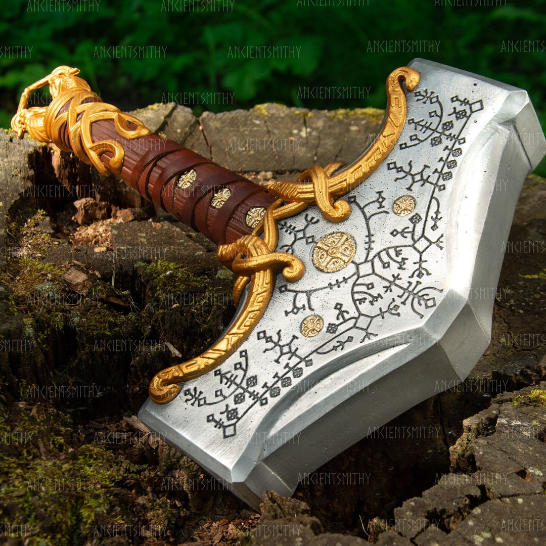 Mjolnir Metal Thor Hammer Handmade 8.81lb - Etsy