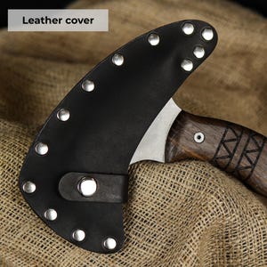 Full Tang Tomahawk Handmade Hatchet, Bushcraft Axe With Sheath ...