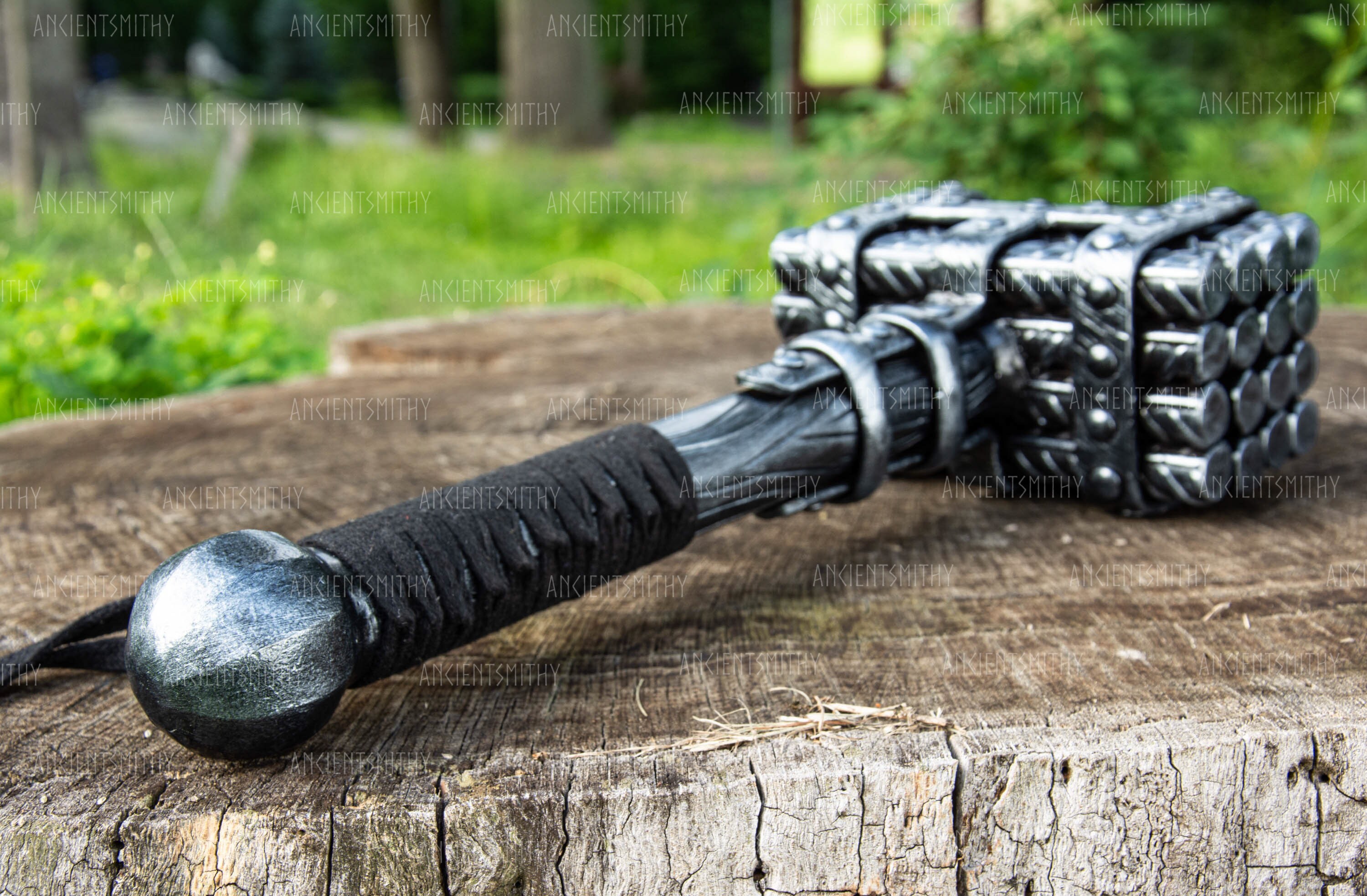 Hand forged bushcraft tool best man gift Custom Thor hammer ...