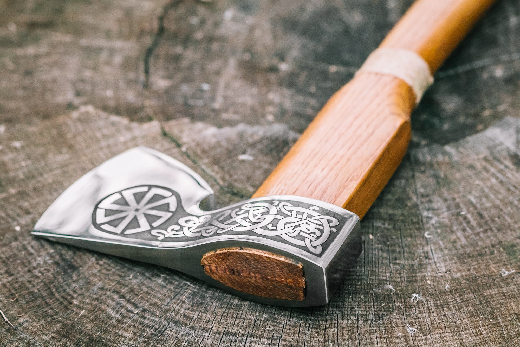 Custom steel axe with engraving woodwork hunting or camping | Etsy