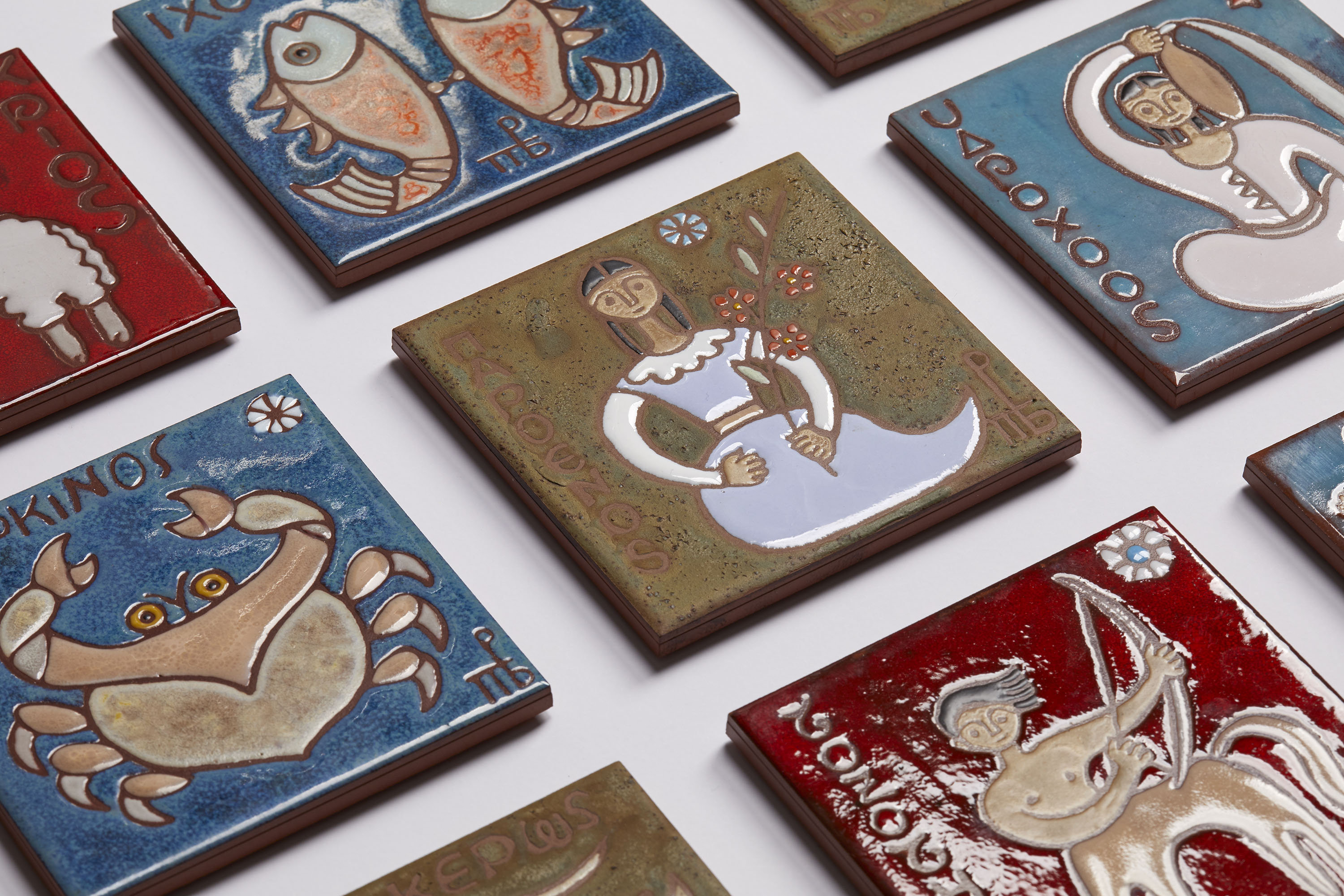 Taurus Zodiac Sign Ceramic Tile Wall Art Handmade Plaque | Etsy