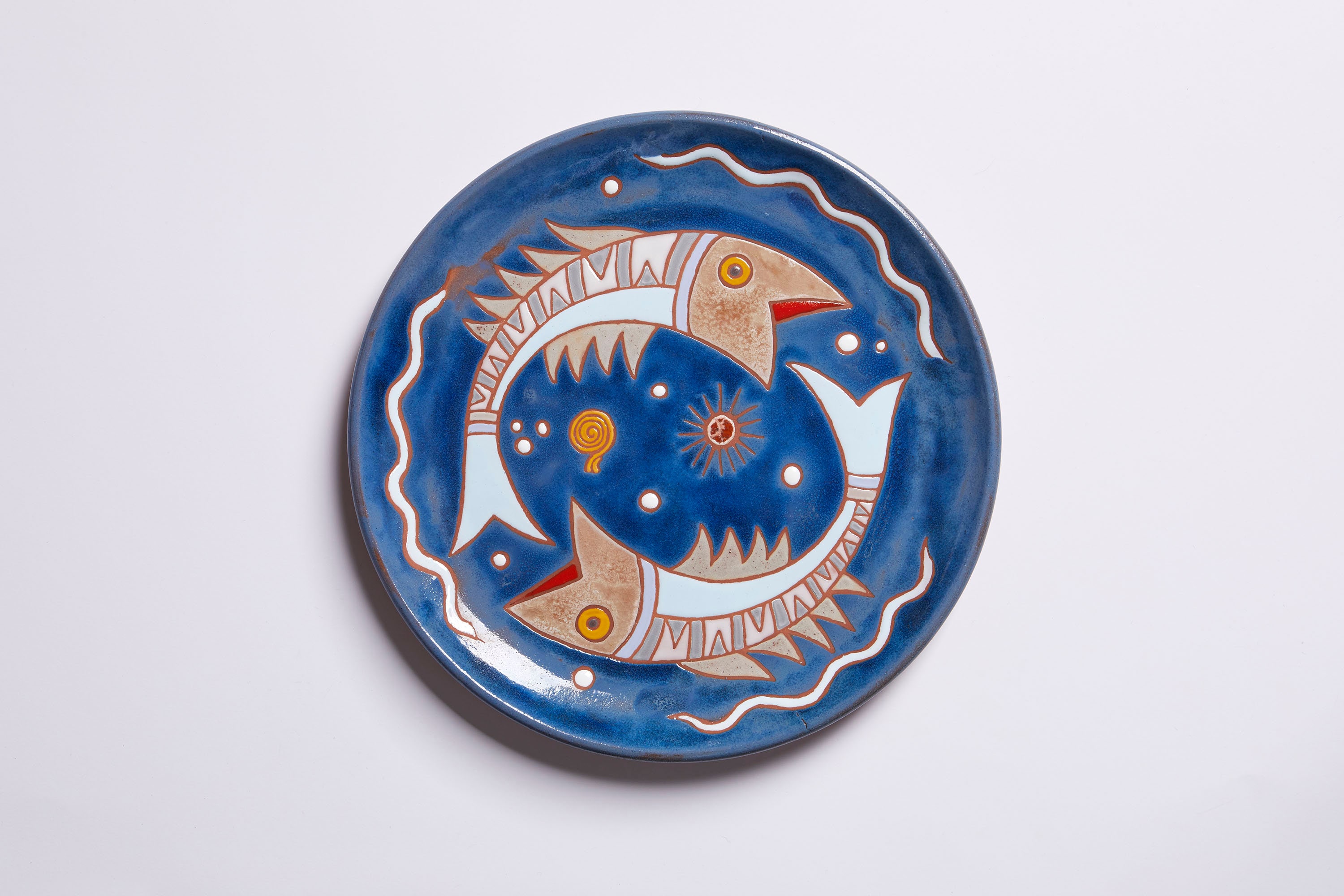Handmade Ceramic Plate Art Wall Decor Decorative Housewarming Gifts ...